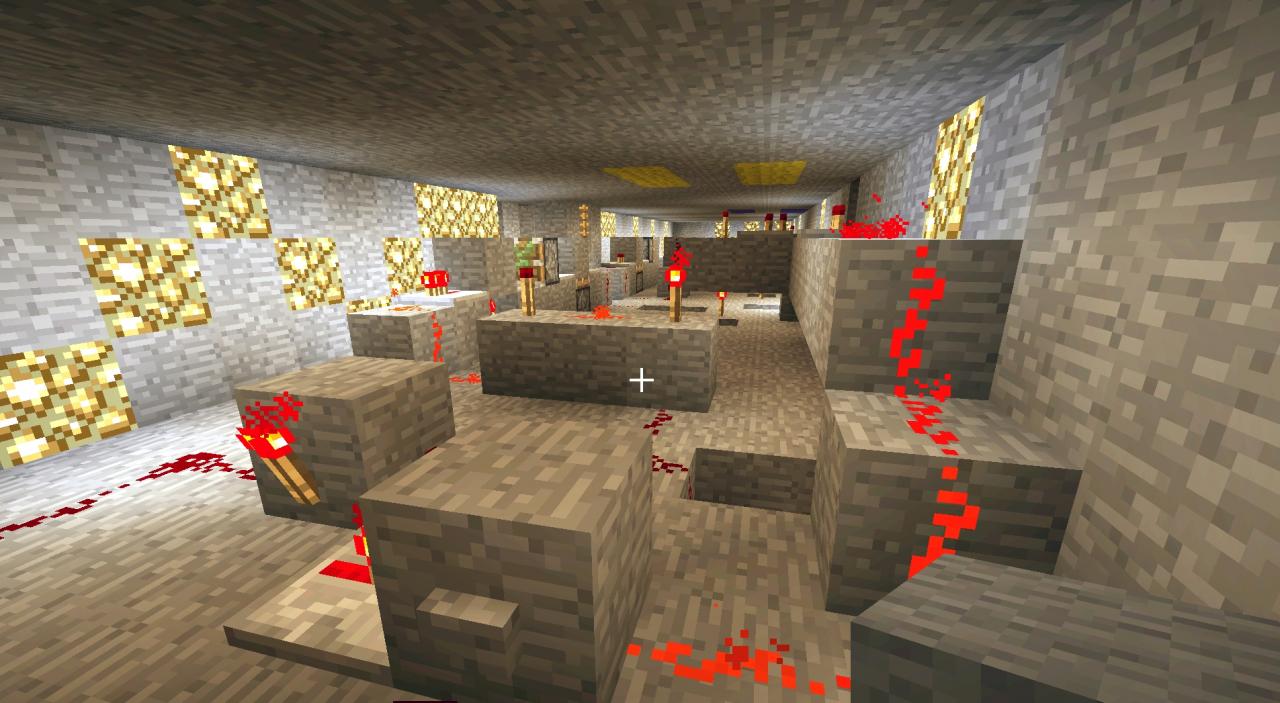 Minecart Switchyard System Minecraft Map