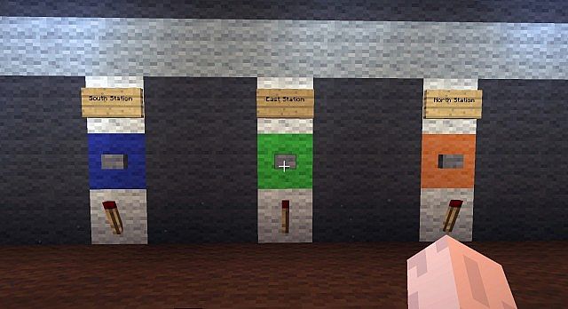 Minecart Switchyard System Minecraft Map