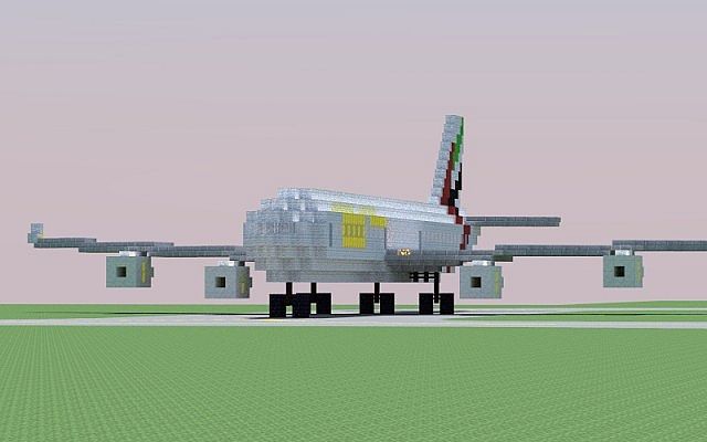 Airbus A340-300 Minecraft Map