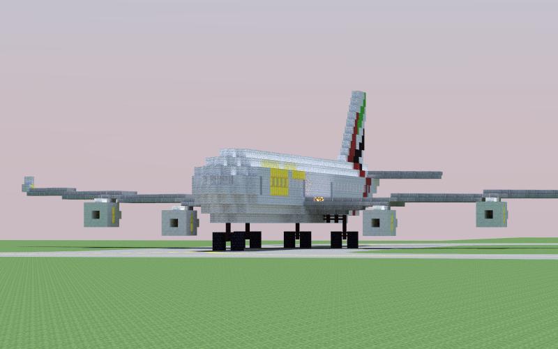 Airbus A340-300 Minecraft Map