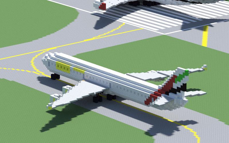 Airbus A340-300 Minecraft Map