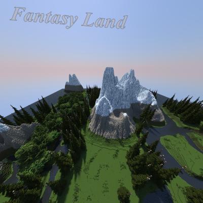Fantasy Land || Custom terrain Minecraft Map