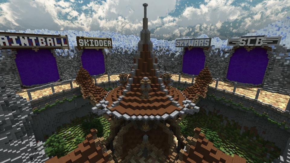 RC Networks Server Hub | by PI Creative Build Team Minecraft Map