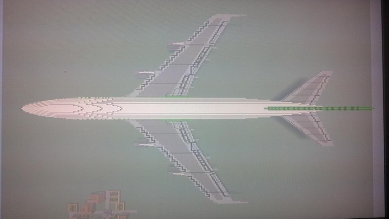 Minecraft Boeing 747-200 (PIA Airlines) Minecraft Map