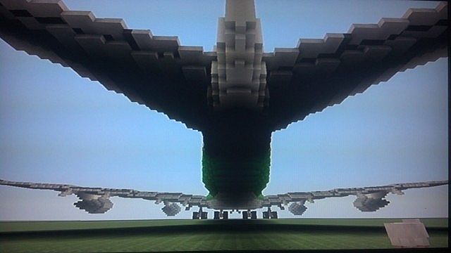 Minecraft Boeing 747-200 (PIA Airlines) Minecraft Map