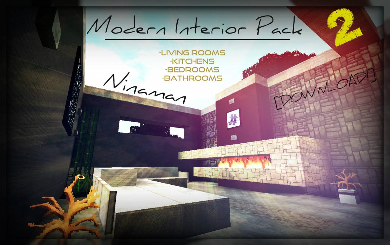 Modern Interior Pack 2 - [DOWNLOAD] - Interior showcase/tutorial - Ninaman Minecraft Map