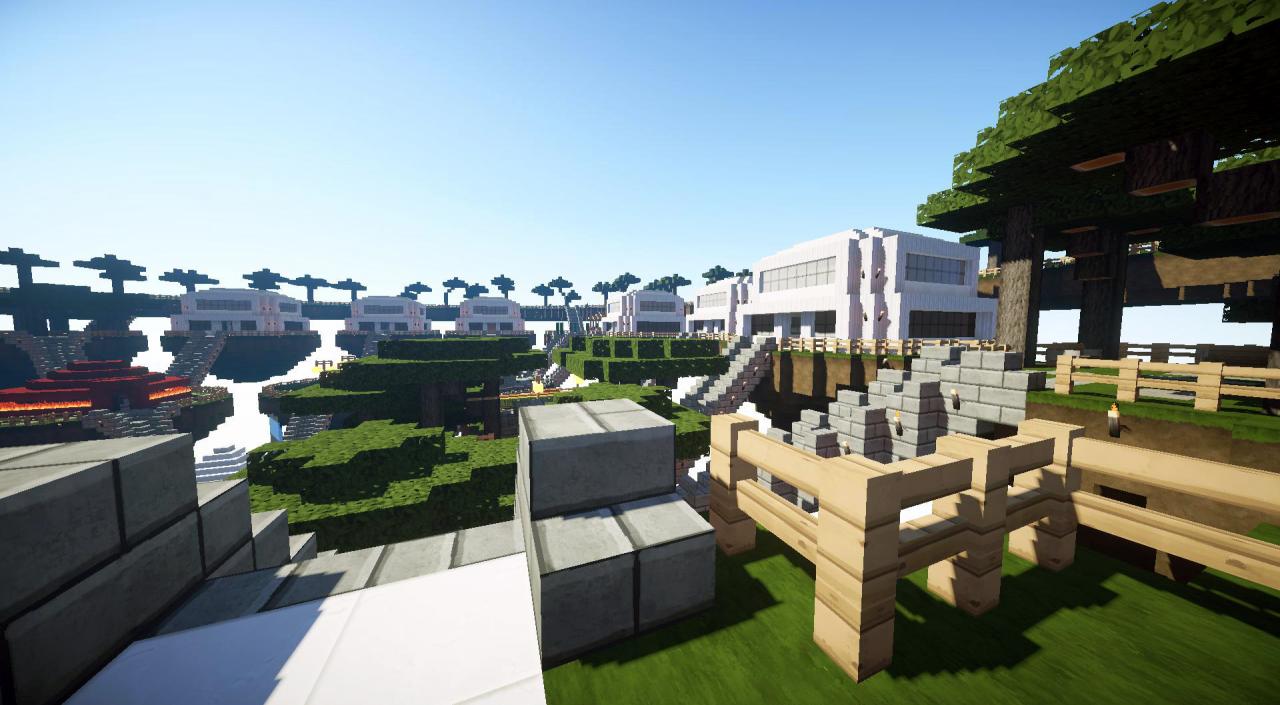 Sky islands Minecraft Map