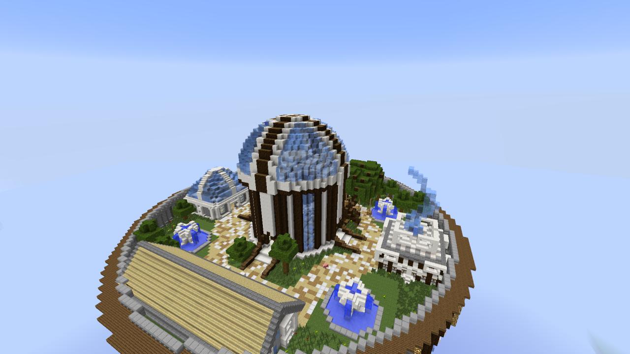 Skyblock Server Spawn Minecraft Map