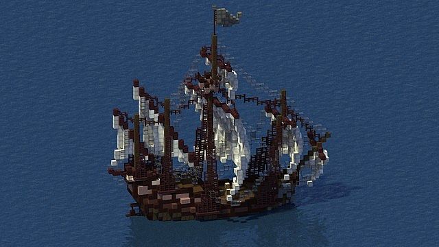 Medieval Large Caravel Minecraft Map