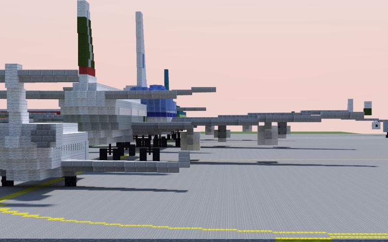 Airbus A340-300 Minecraft Map