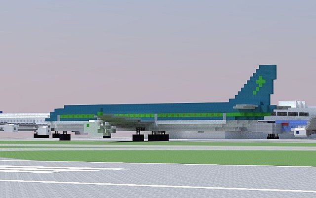 Airbus A340-300 Minecraft Map