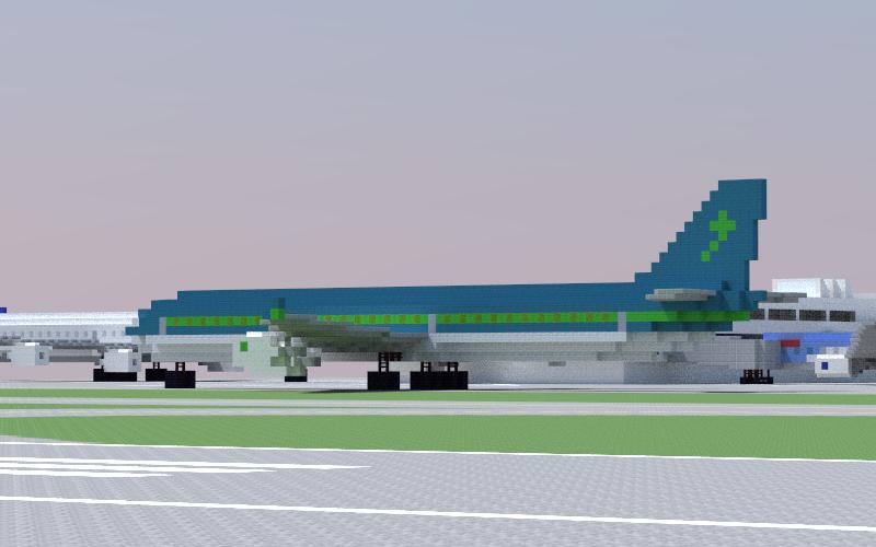 Airbus A340-300 Minecraft Map