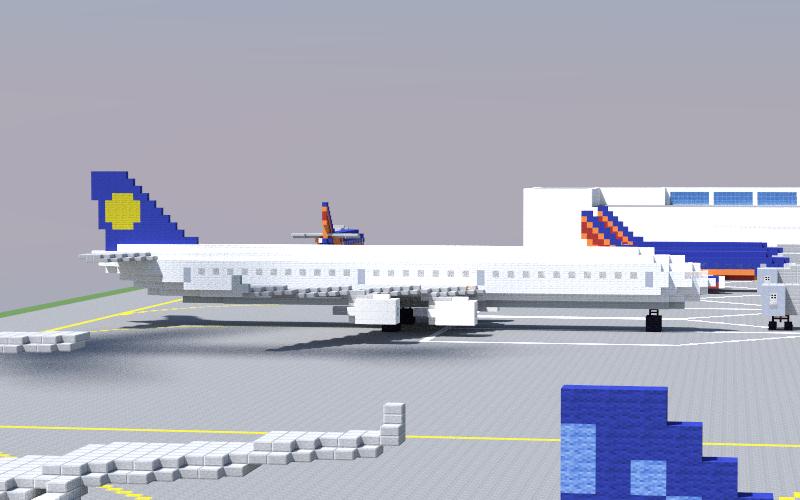 Airbus A340-300 Minecraft Map