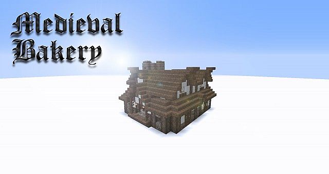 Medieval Bakery w/ interior. Minecraft Map