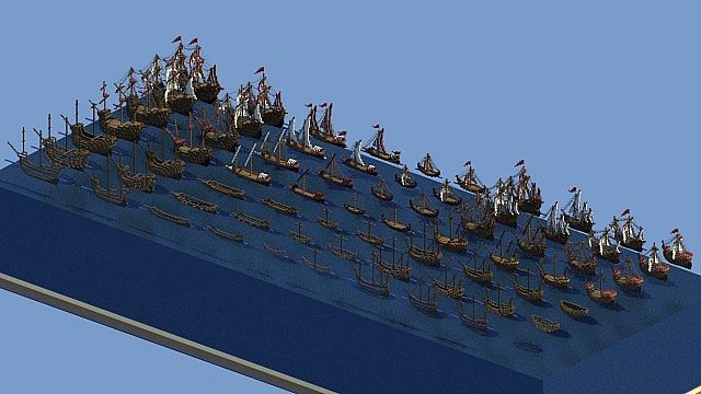 Medieval Warship Collection Minecraft Project