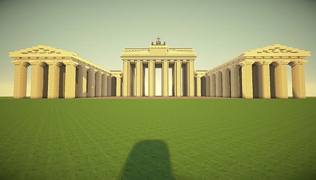 Brandenburg Gate in Berlin Minecraft Project