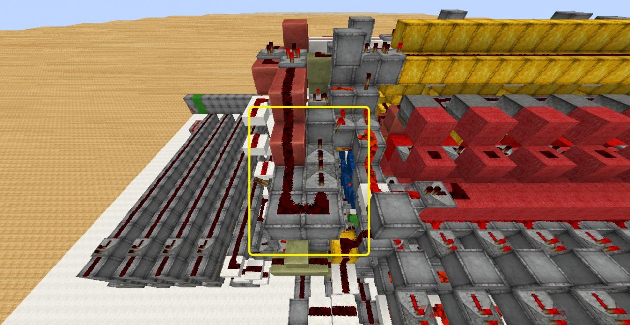 Radden II CPU 16-bit(with multiplication) Minecraft Map