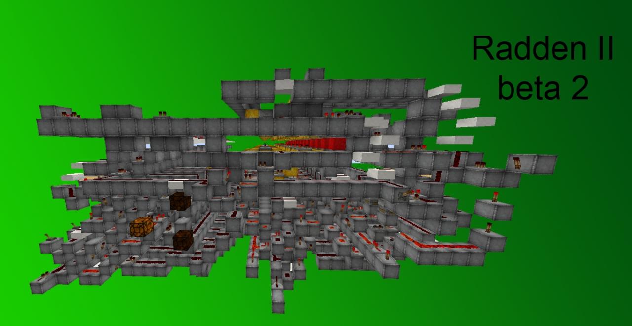 Radden II CPU 16-bit(with multiplication) Minecraft Map