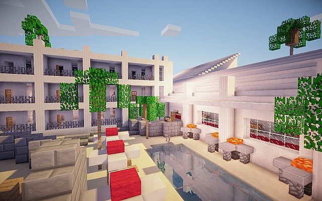 [Build] CowCraft Resort Minecraft Map