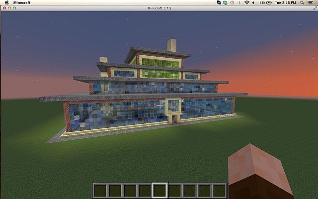 DECO HOUSE stained glass Minecraft Project