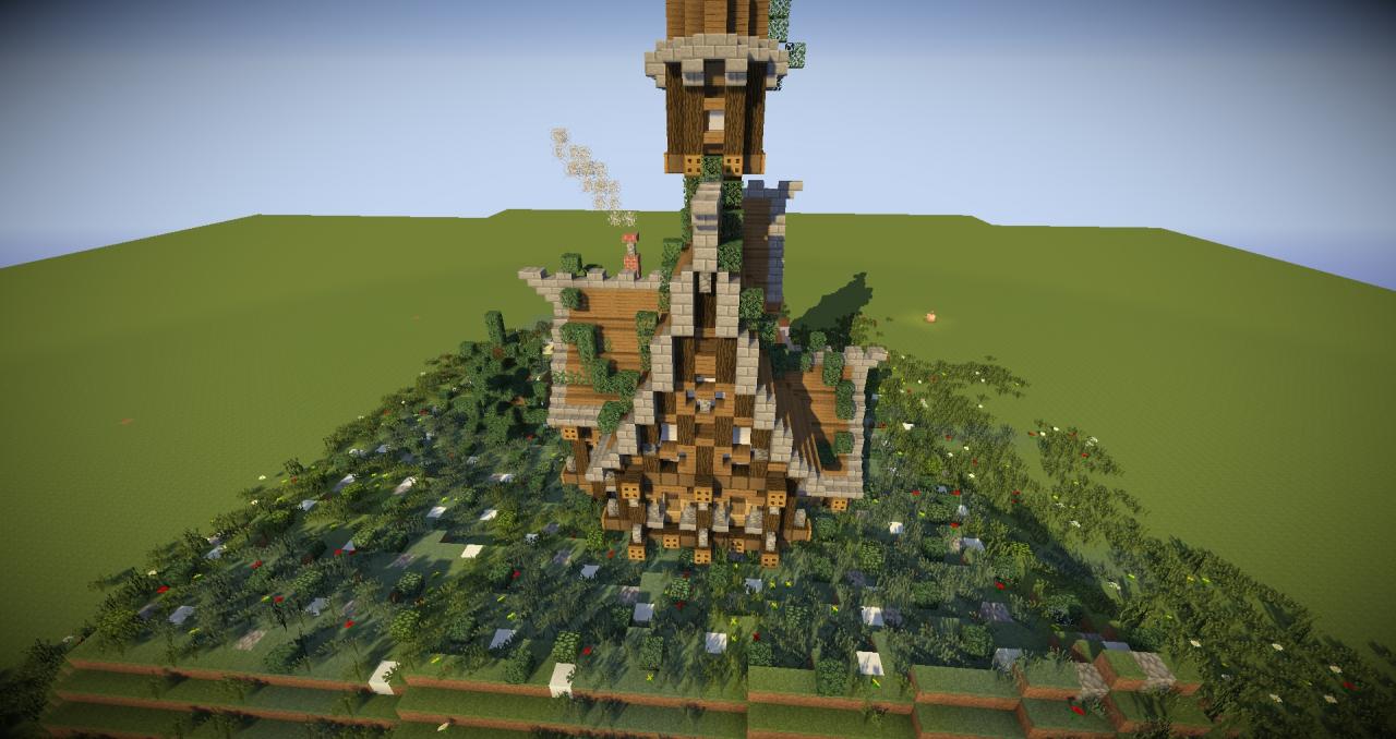 Old Medieval Mill Minecraft Map