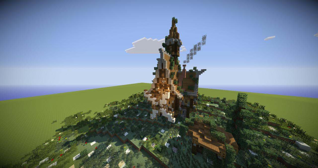 Old Medieval Mill Minecraft Map