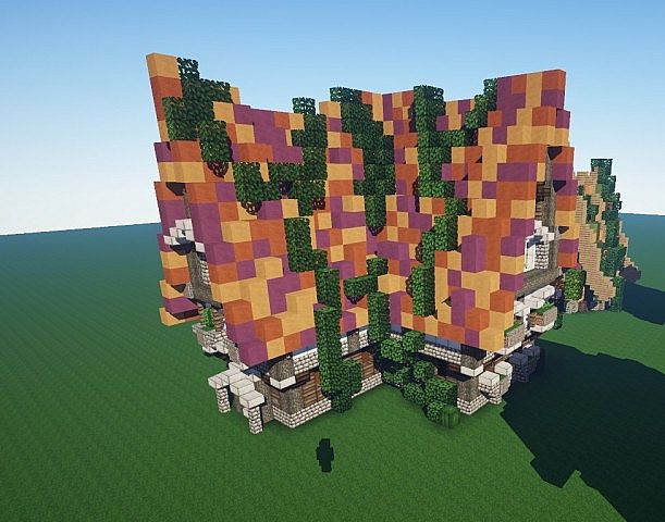 Creative/Colorful Houses Minecraft Project