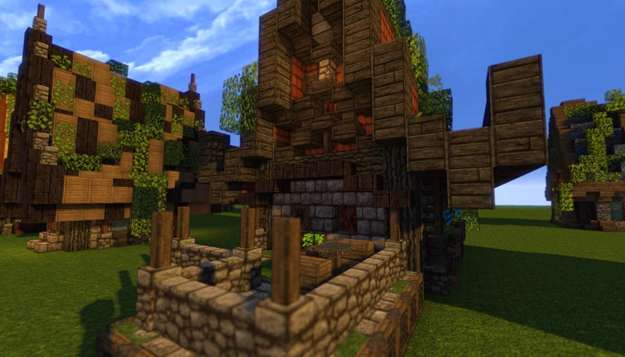 Creative/Colorful Houses Minecraft Map