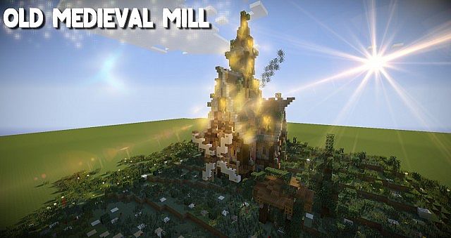 Old Medieval Mill Minecraft Map