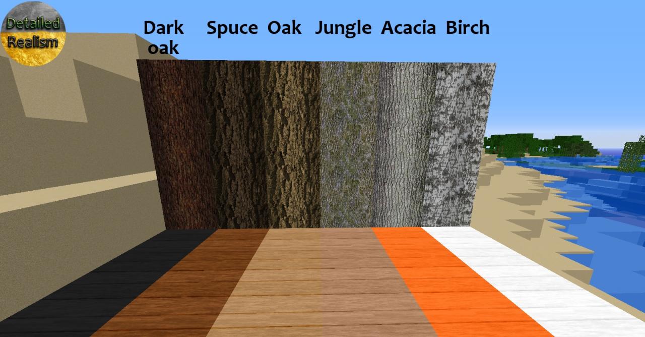 [256x] [128x] Detailed Realism Minecraft Texture Pack