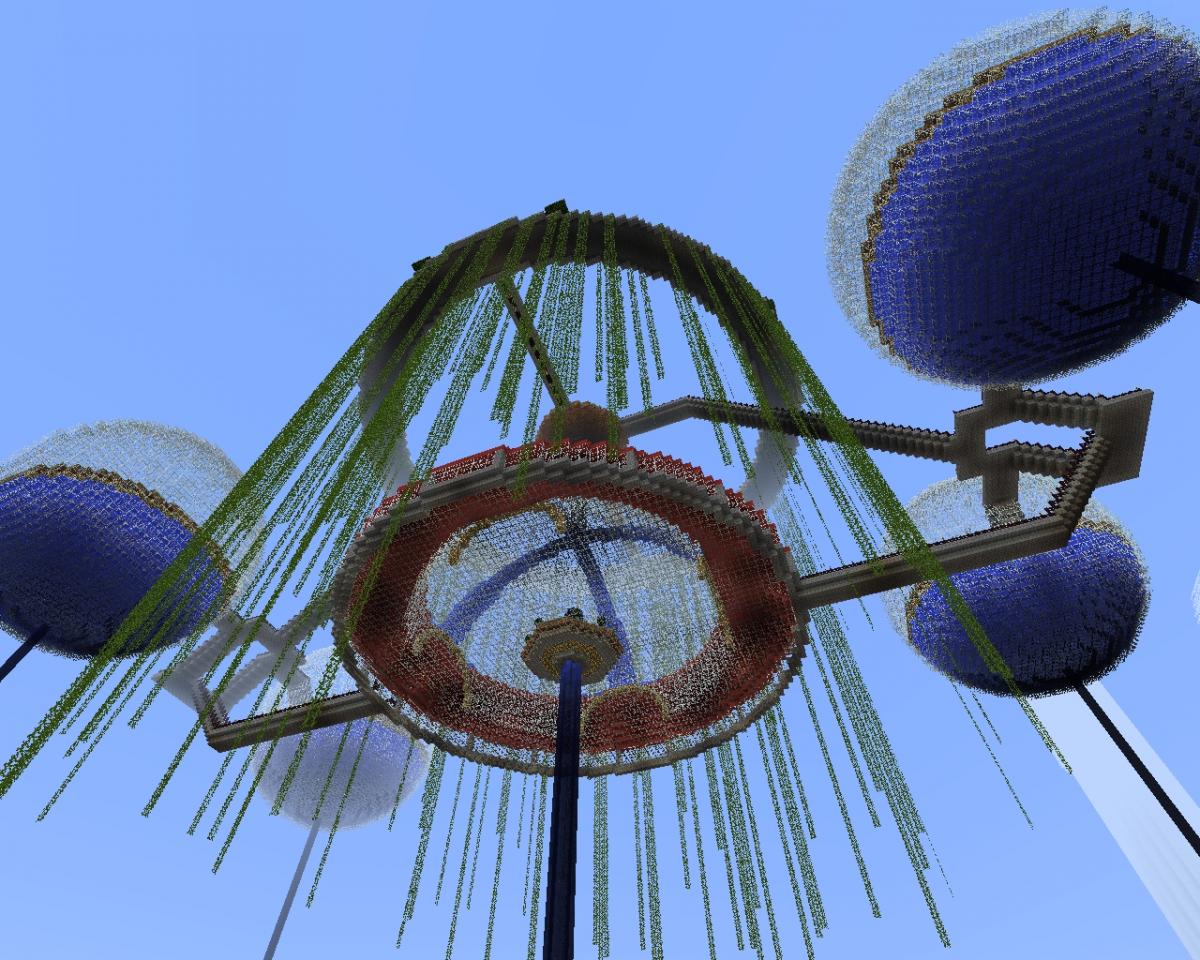 SkyDomes Spawn Minecraft Map