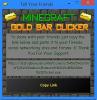[Game] Minecraft Gold Bar Clicker [V1.1] [Now With Sounds] Minecraft Mod