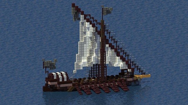 Medieval Small Galley Minecraft Map