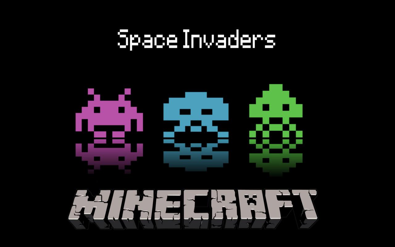 Minecraft[1.8] - Space Invaders[MiniGame] Minecraft Map