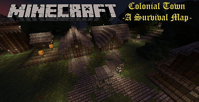 Colonial Town: A Survival Map by Lolli Minecraft Map