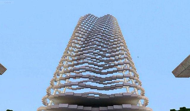'The Wave' Modern Building Minecraft Map