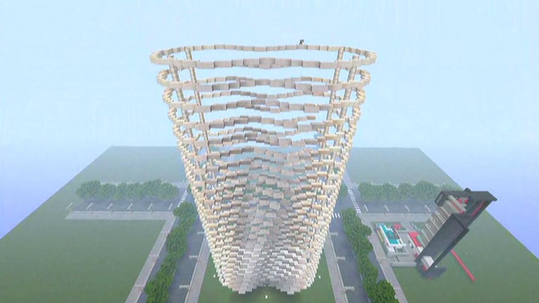 'The Wave' Modern Building Minecraft Map