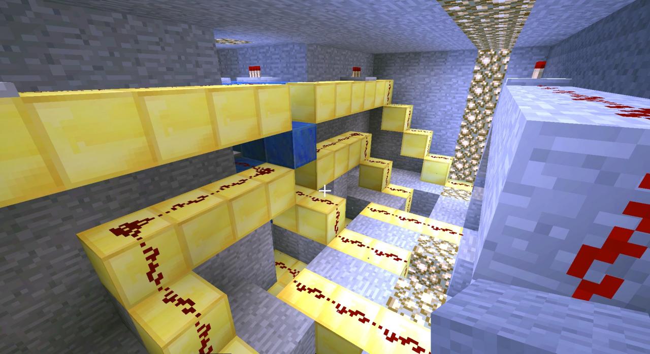 Minecart Switchyard System Minecraft Map