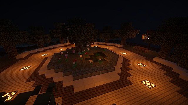 Flying server spawn with a steampunk theme Minecraft Map