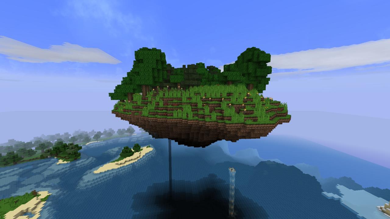 Floating Island Minecraft Map