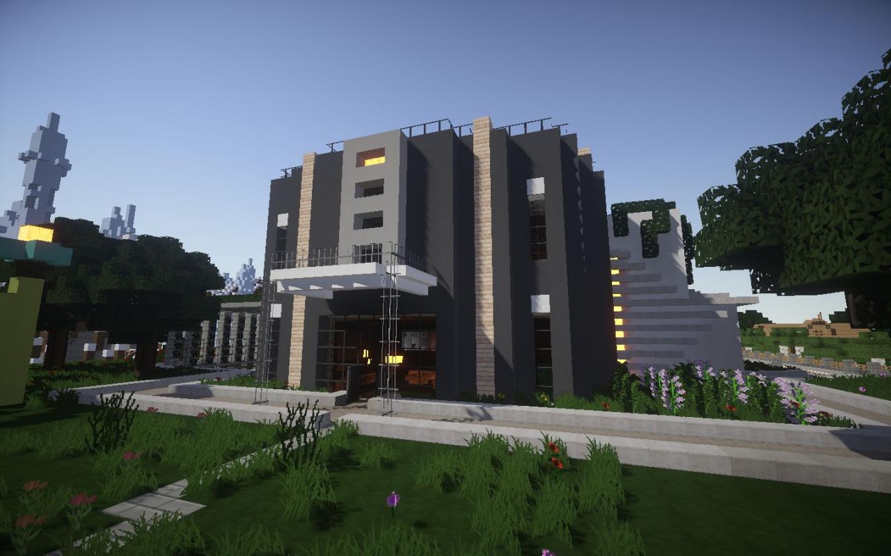 ~ slanted ~ modern build Minecraft Map