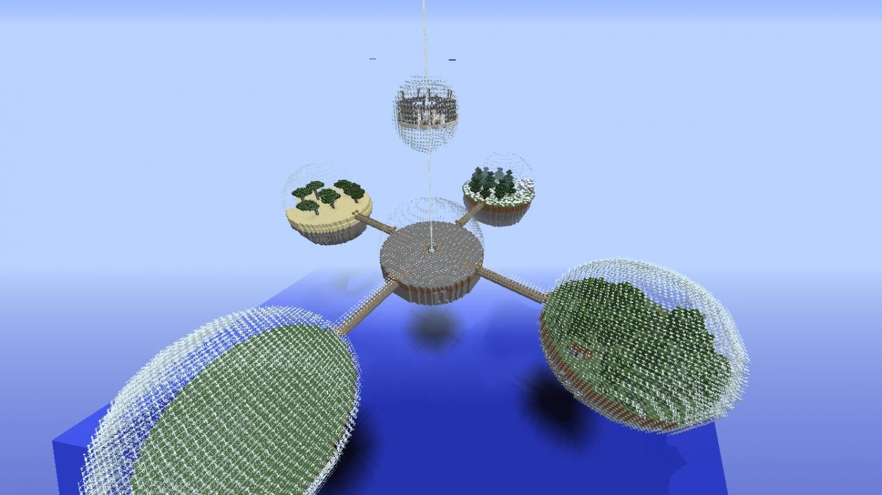 Biome Sphere PvP Minecraft Map