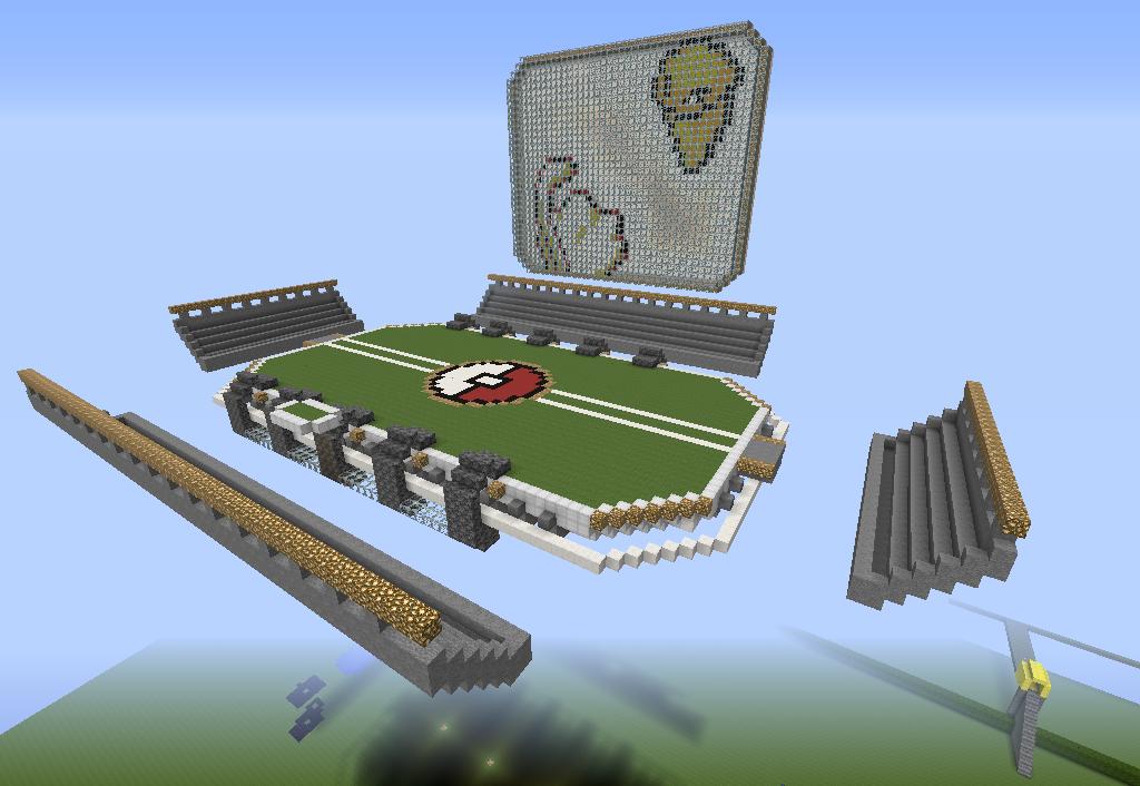 very simple easy pokemon arena Minecraft Project
