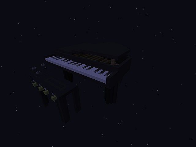 Playable Piano Minecraft Map
