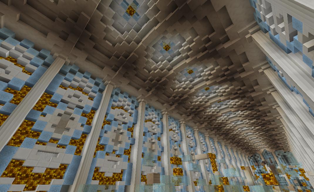 Timed Ice Parkour with Jump and Speed Potion Effects Minecraft Map