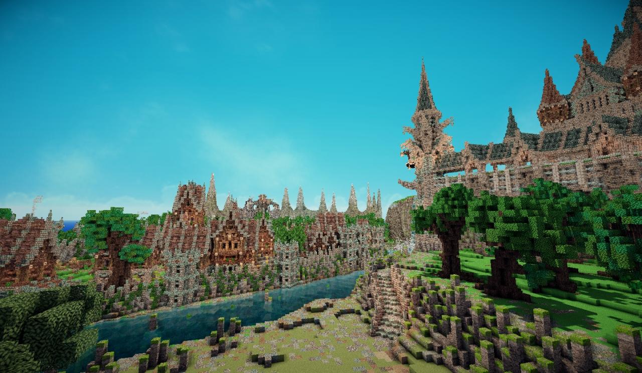 A fantastic kingdom Minecraft Map