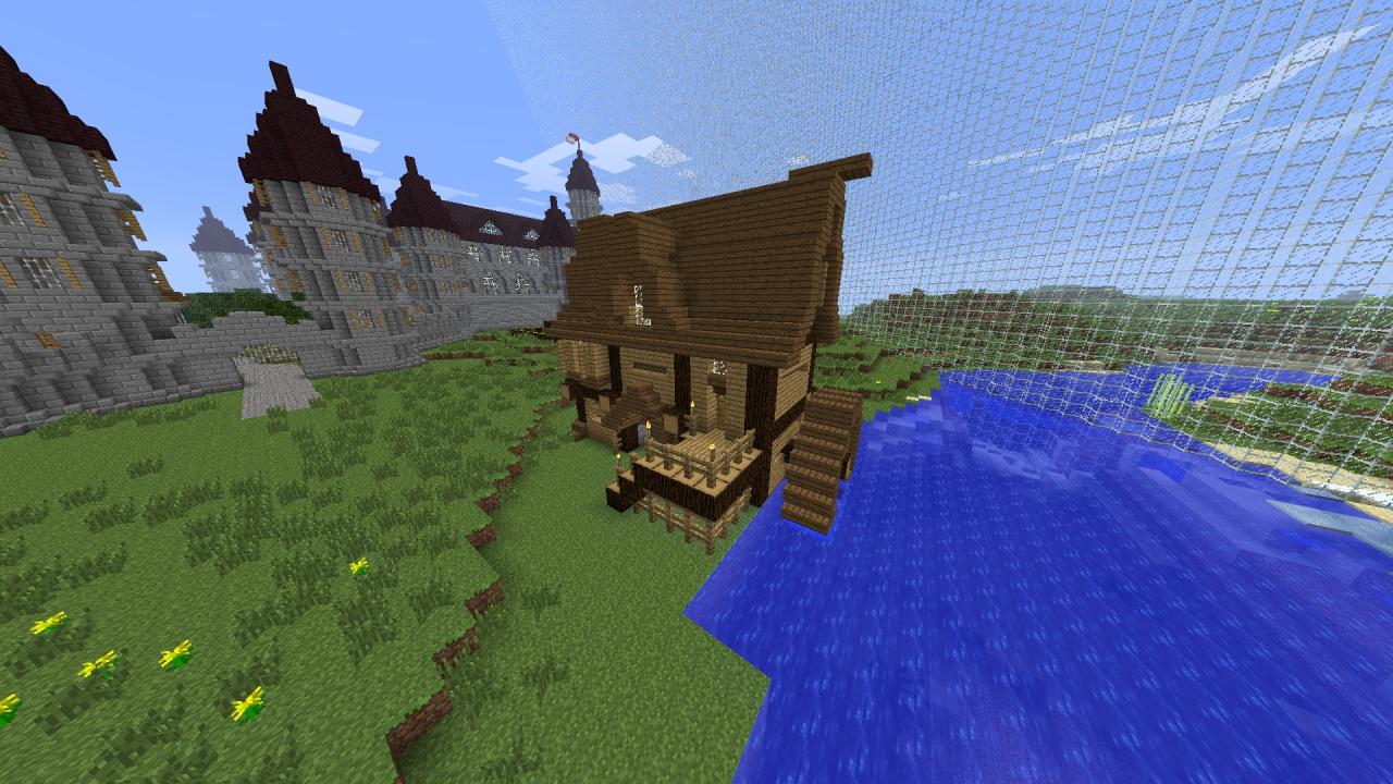 Medieval Water Mill Minecraft Map