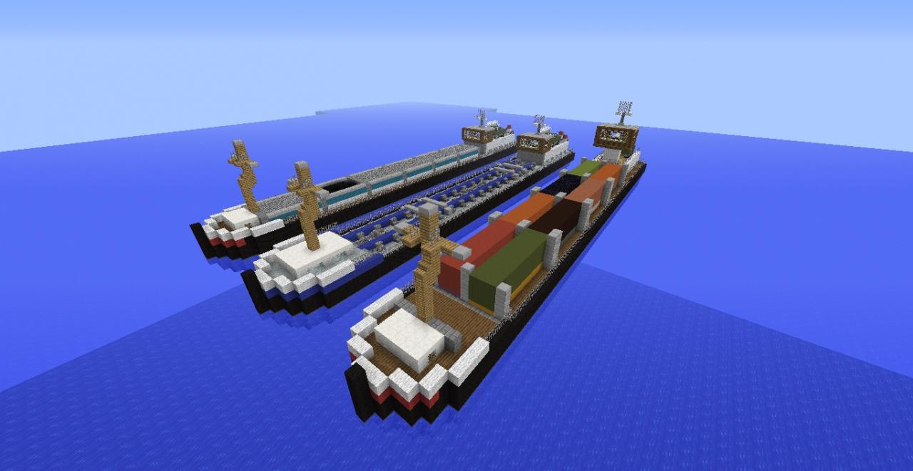 Canal/River ships Minecraft Map