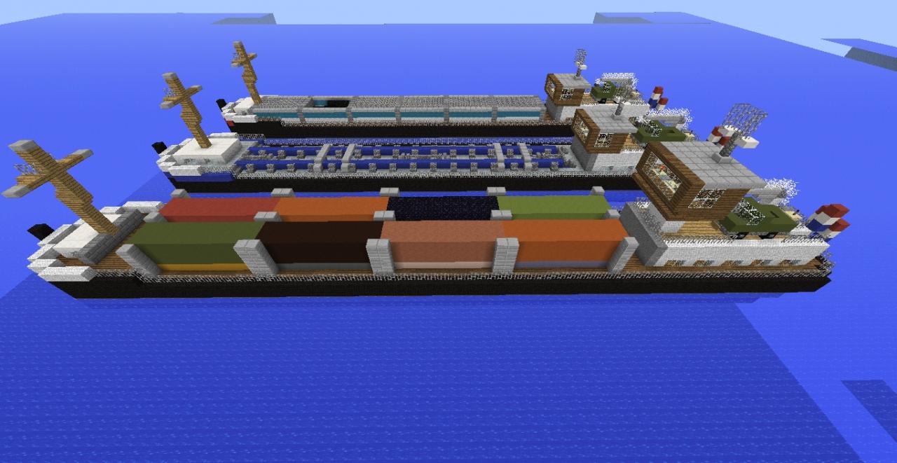 Canal/River ships Minecraft Map