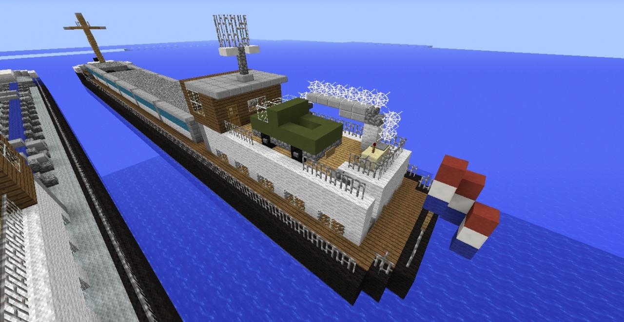 Canal/River ships Minecraft Map